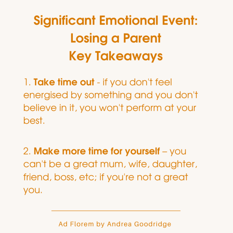 How Significant Emotional Events Shake Your World - Andrea Goodridge